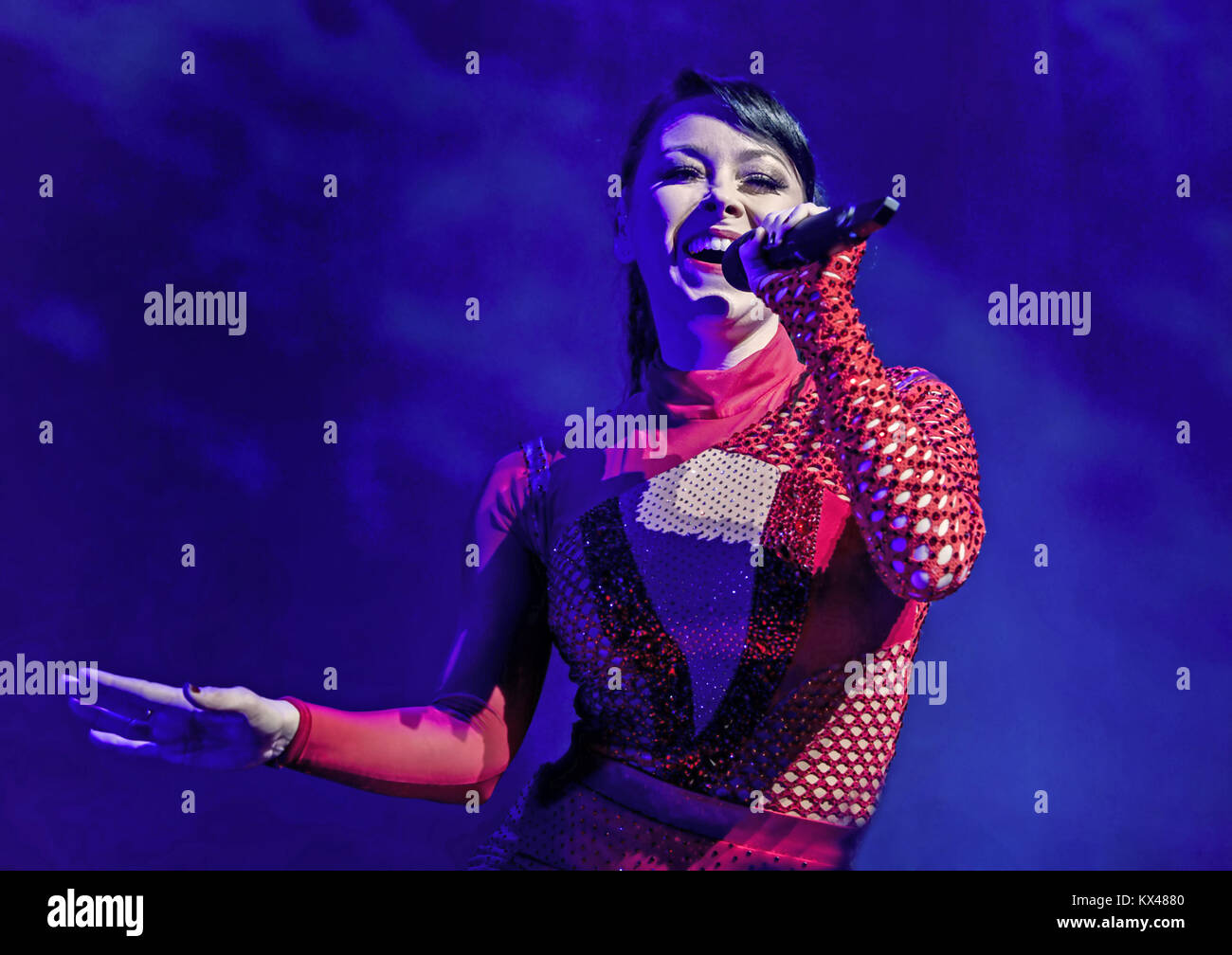 Steps performing at the Liverpool Echo Arena Featuring: Steps, Lisa ...