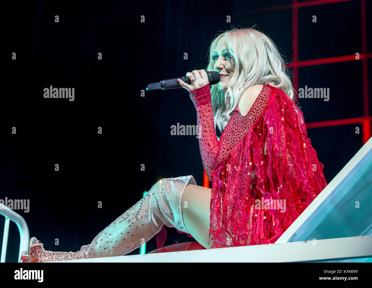 Steps performing at the Liverpool Echo Arena Featuring: Steps, Faye ...