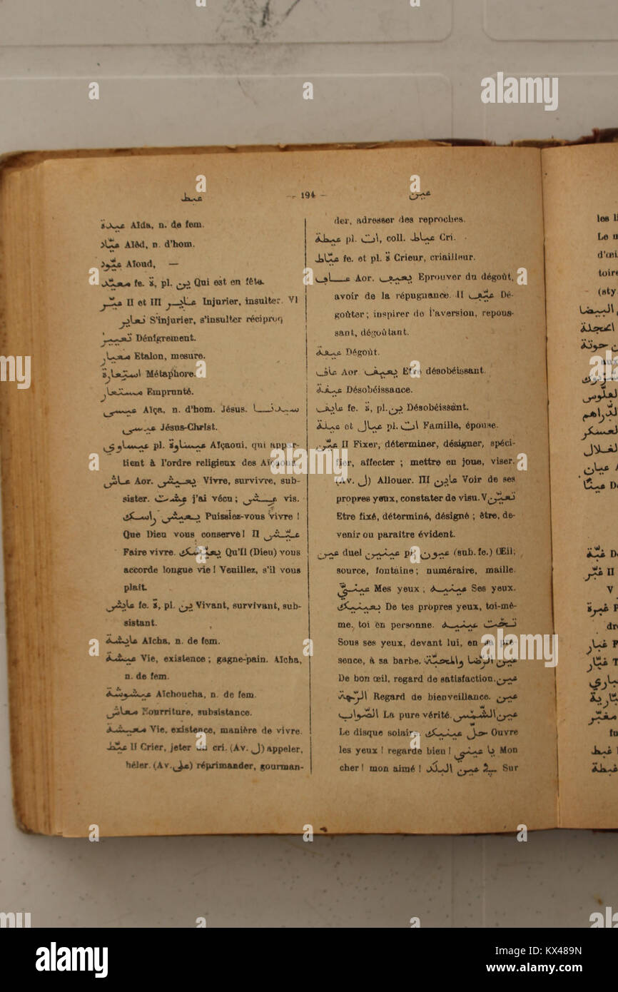This page provides entries from Alfred Nicolas's 1938 dictionary ...