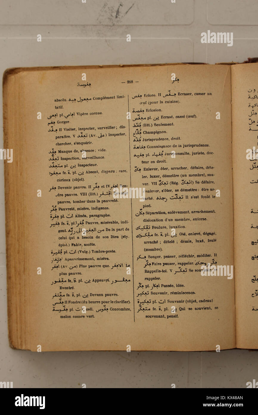 Arabic language in europe hi-res stock photography and images - Alamy