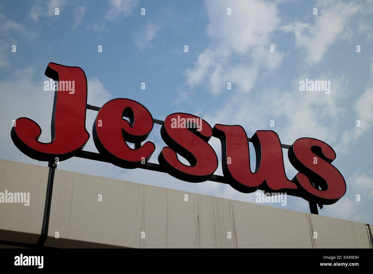 Jesus sign hi-res stock photography and images - Alamy