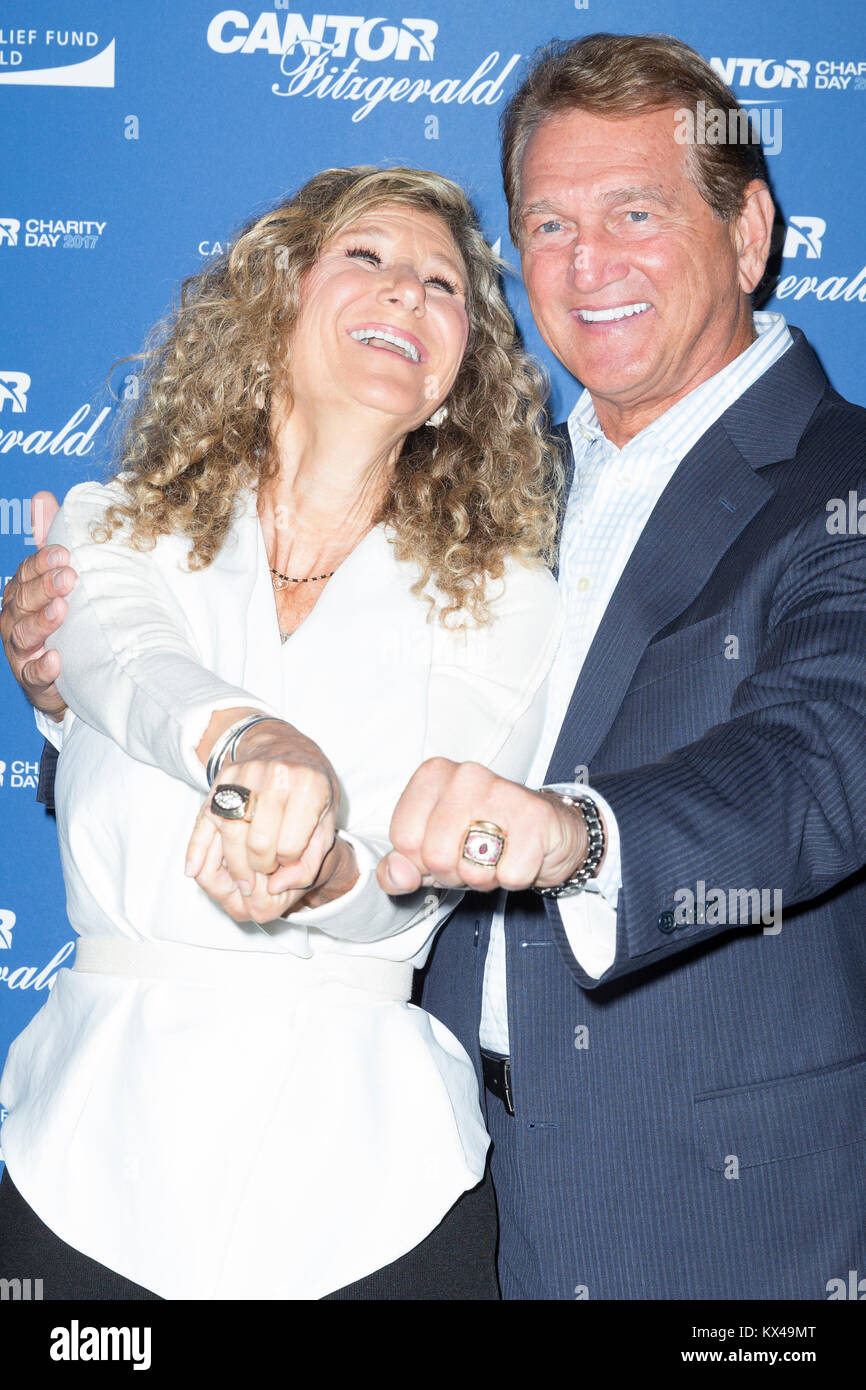 New York, NY - September 11, 2017: Edie Lutnick, Joe Theismann attend ...