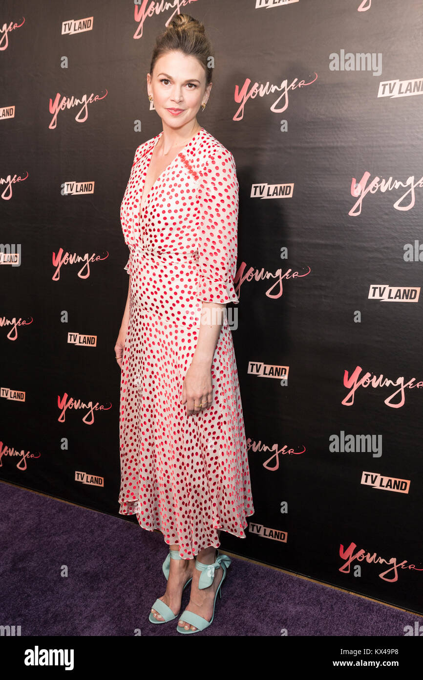 New York, NY - June 27, 2017: Sutton Foster attends the Younger Season ...