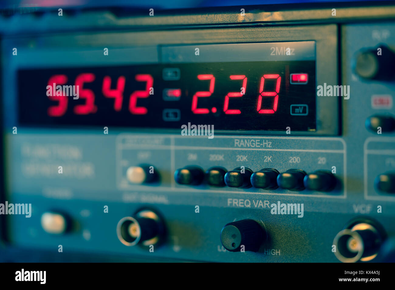 display of electronic measuring instrument Stock Photo - Alamy