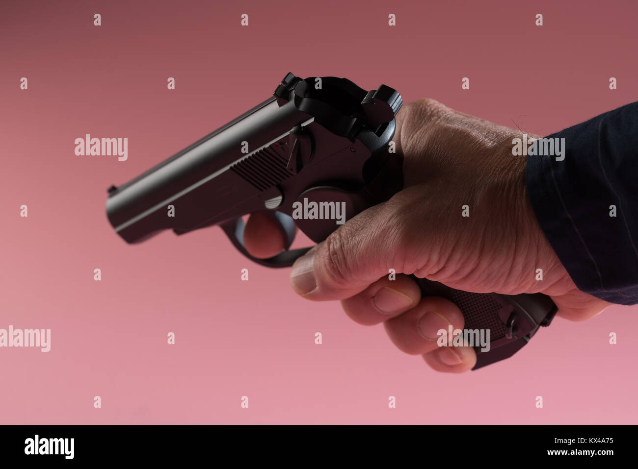 Hand gun hi-res stock photography and images - Alamy