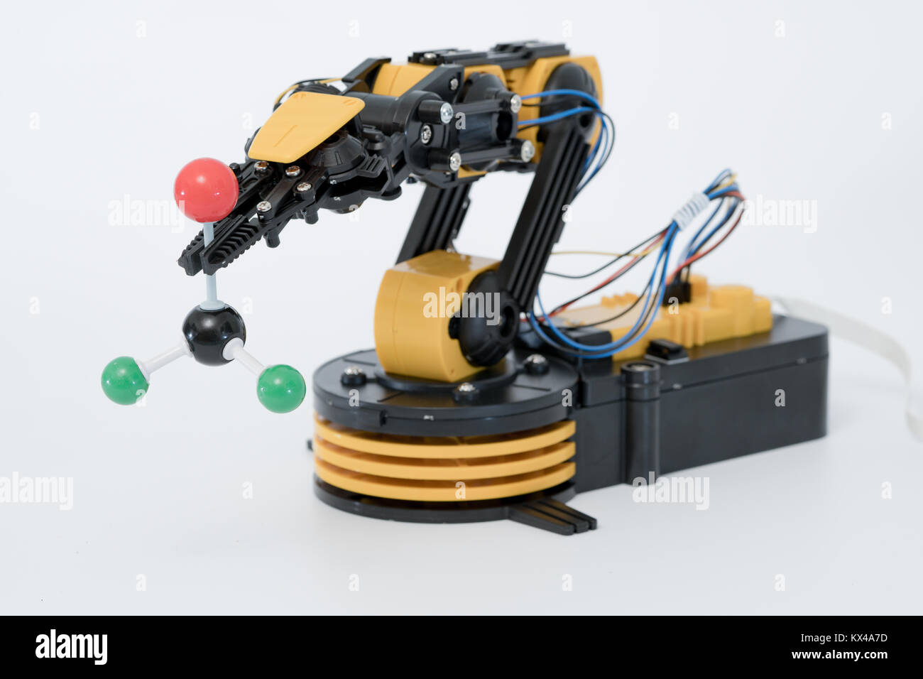 Plastic robot arm model Stock Photo - Alamy