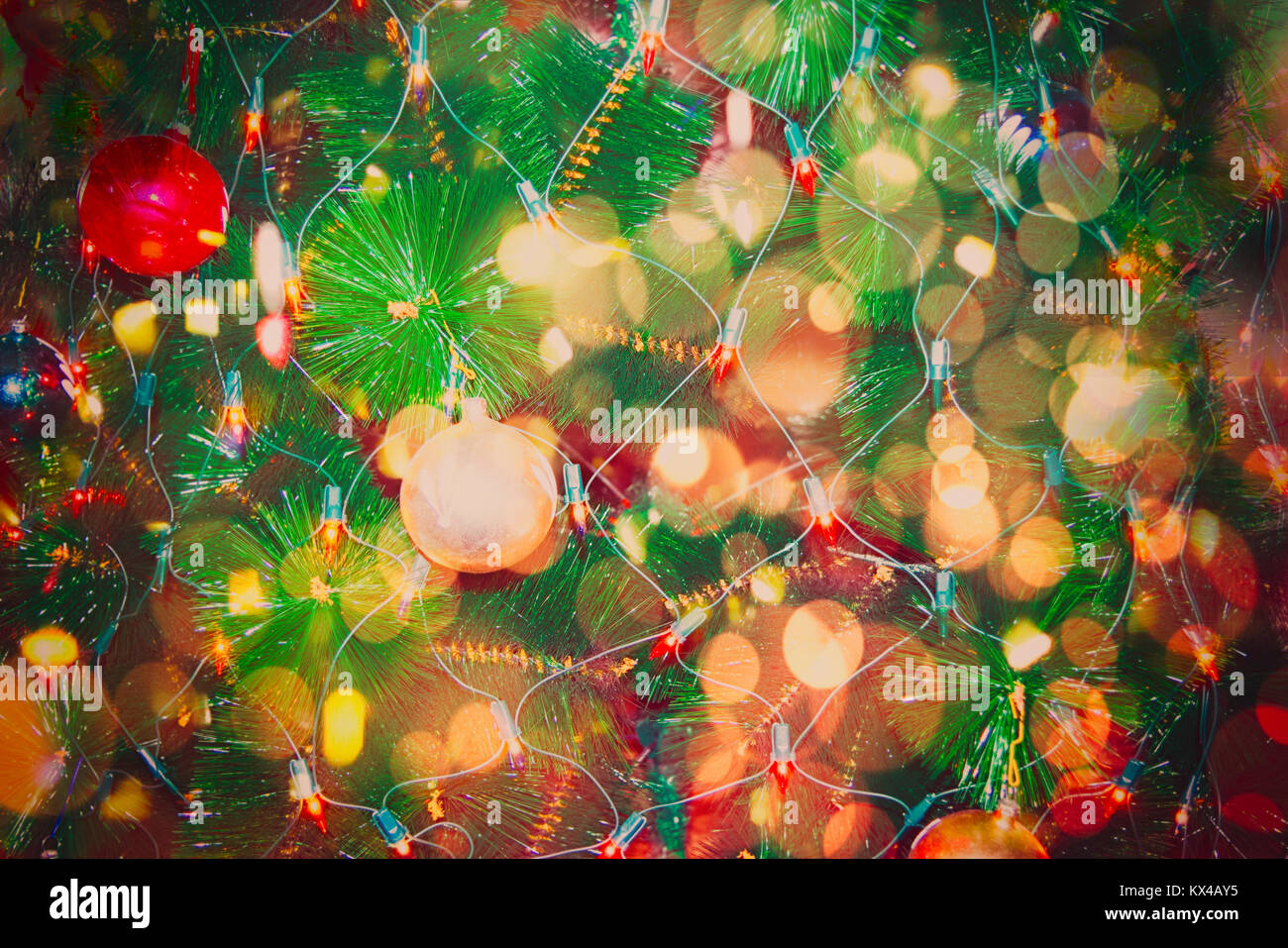 Beautiful christmas tree background Stock Photo - Alamy