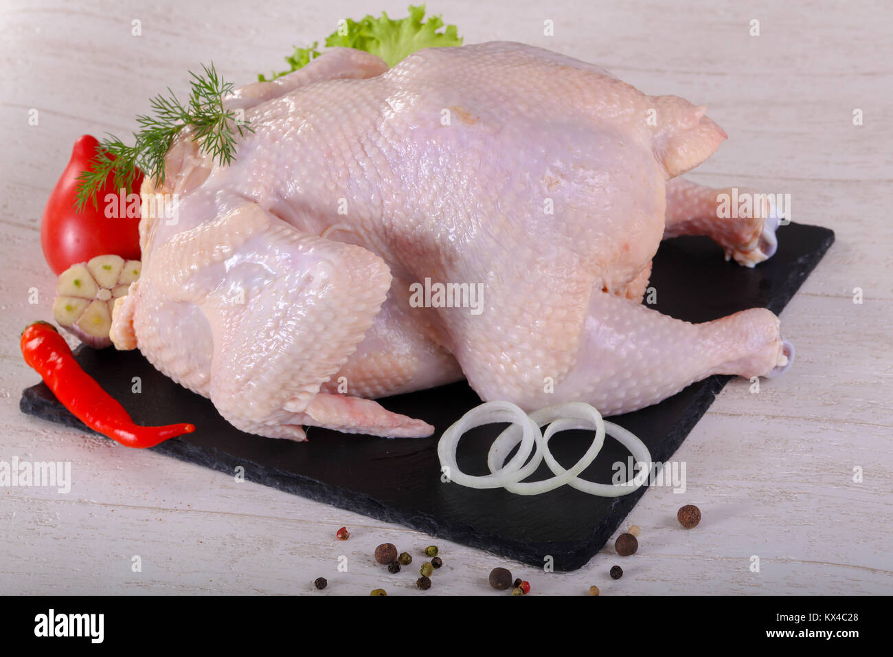 Raw chicken for cooking Stock Photo - Alamy