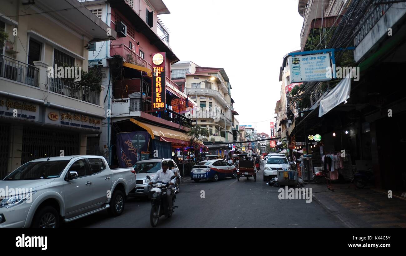 136 Street Tourist Nightlife Area Bar Area After Hours Fun Photos Phnom ...