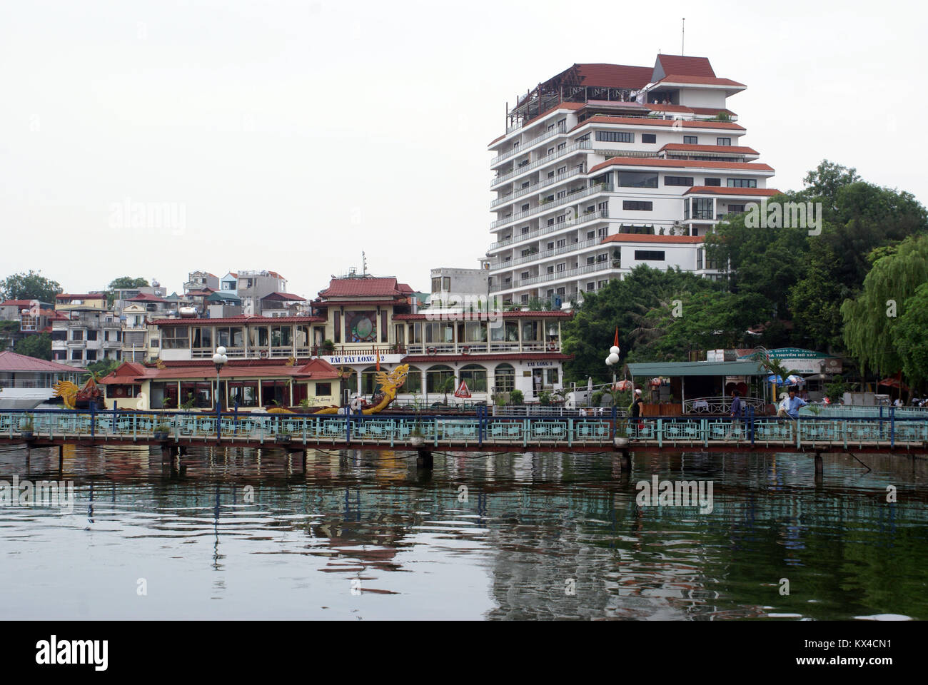On the lake Ho Tay in central Hanoi, north Vietnam Stock Photo - Alamy