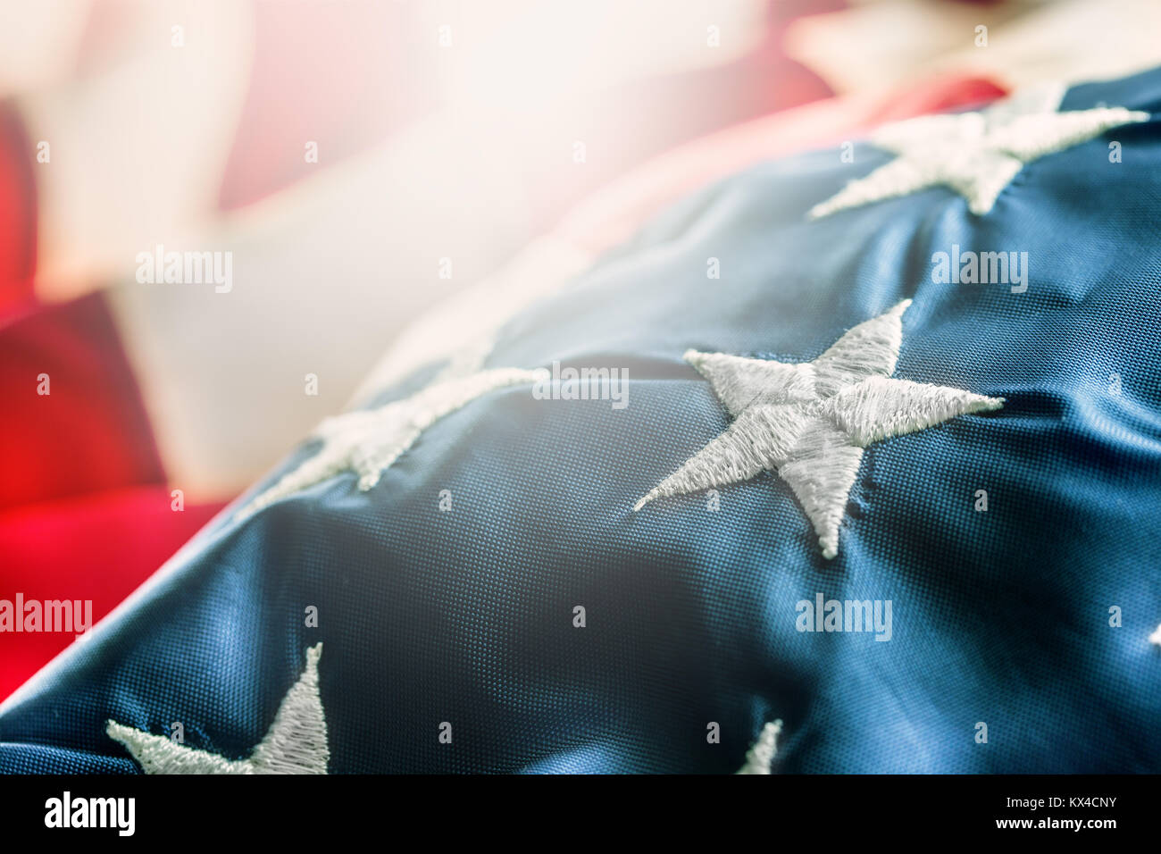 American flag. Usa Flag. Abstract perspective background of stripes and ...