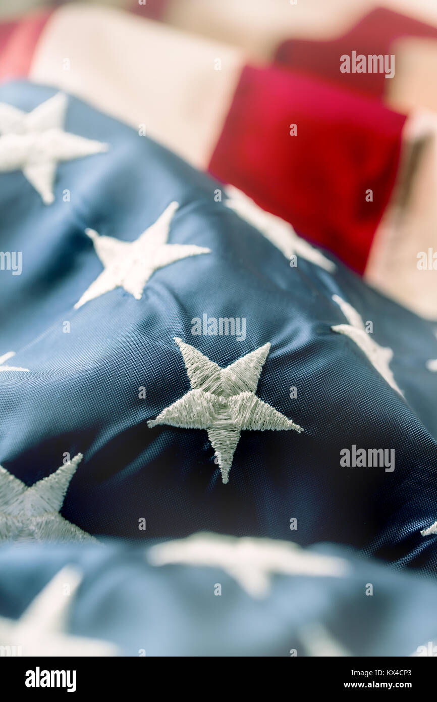 American flag. Usa Flag. Abstract perspective background of stripes and ...