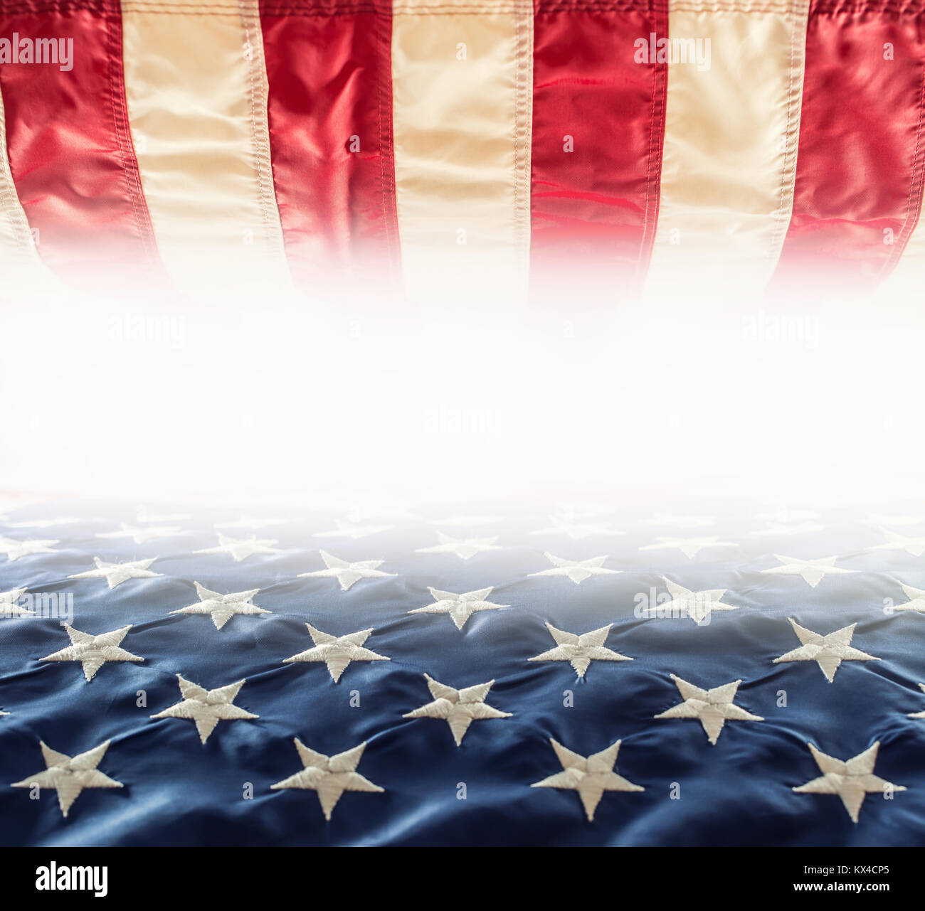 American flag. Usa Flag. Abstract perspective background of stripes and ...