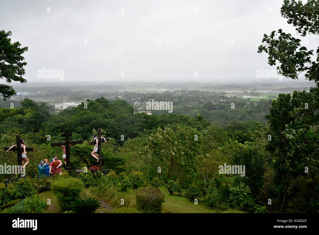 Santiago city, Isabela, Philippines, December 17, 2017, Dariok Hills ...