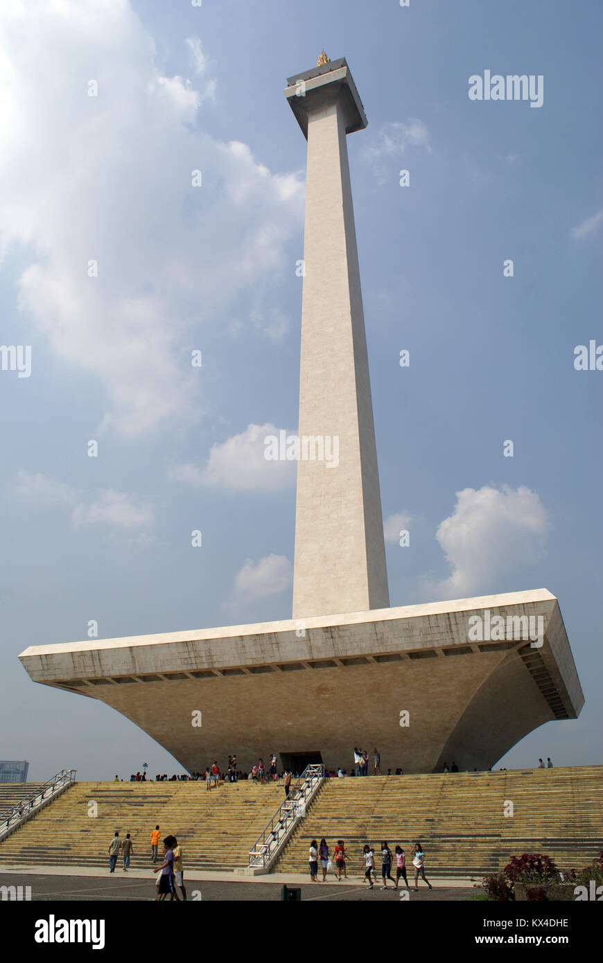 Monument Monas on Lapangan Merdeka in Jakarta, Indonesia Stock Photo ...