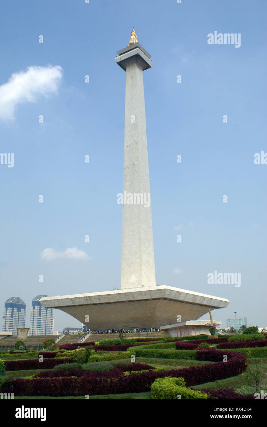 Monument Monas on the Lapangan Merdeka, Jakarta, Java, Indonesia Stock ...