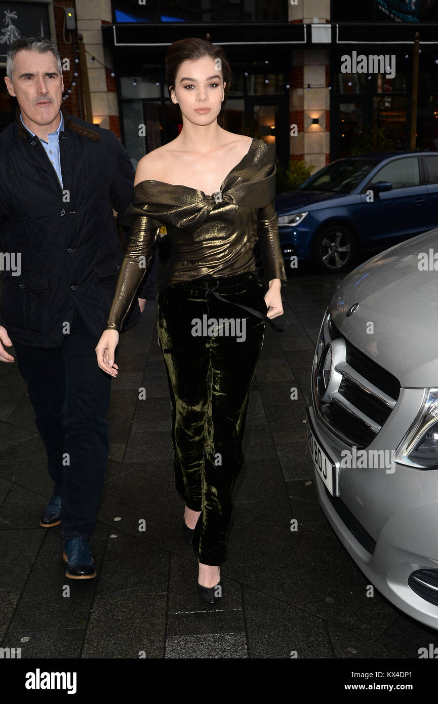 Hailee Steinfeld arrives at Global House Featuring: Hailee Steinfeld ...