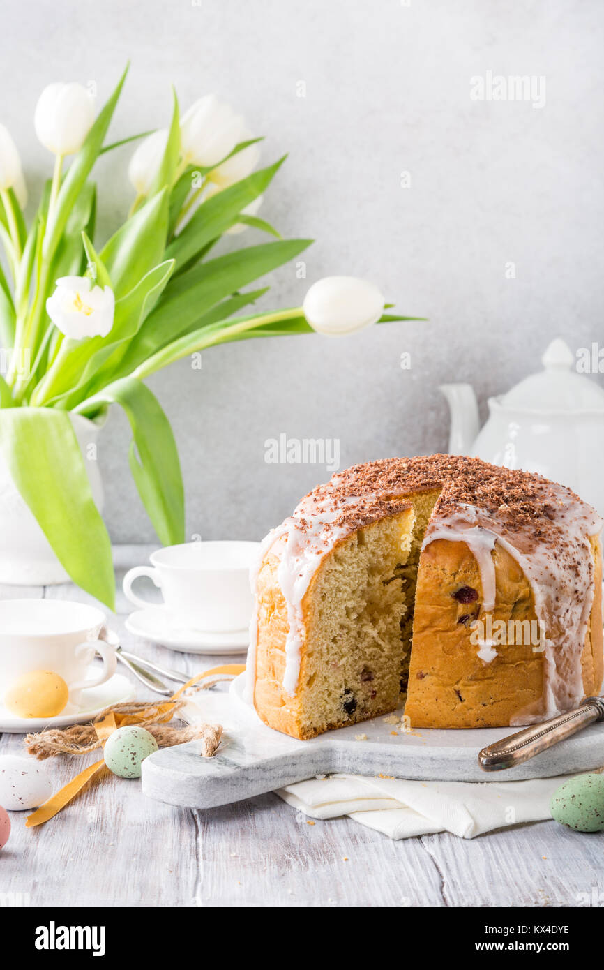 Easter orthodox sweet bread Stock Photo - Alamy