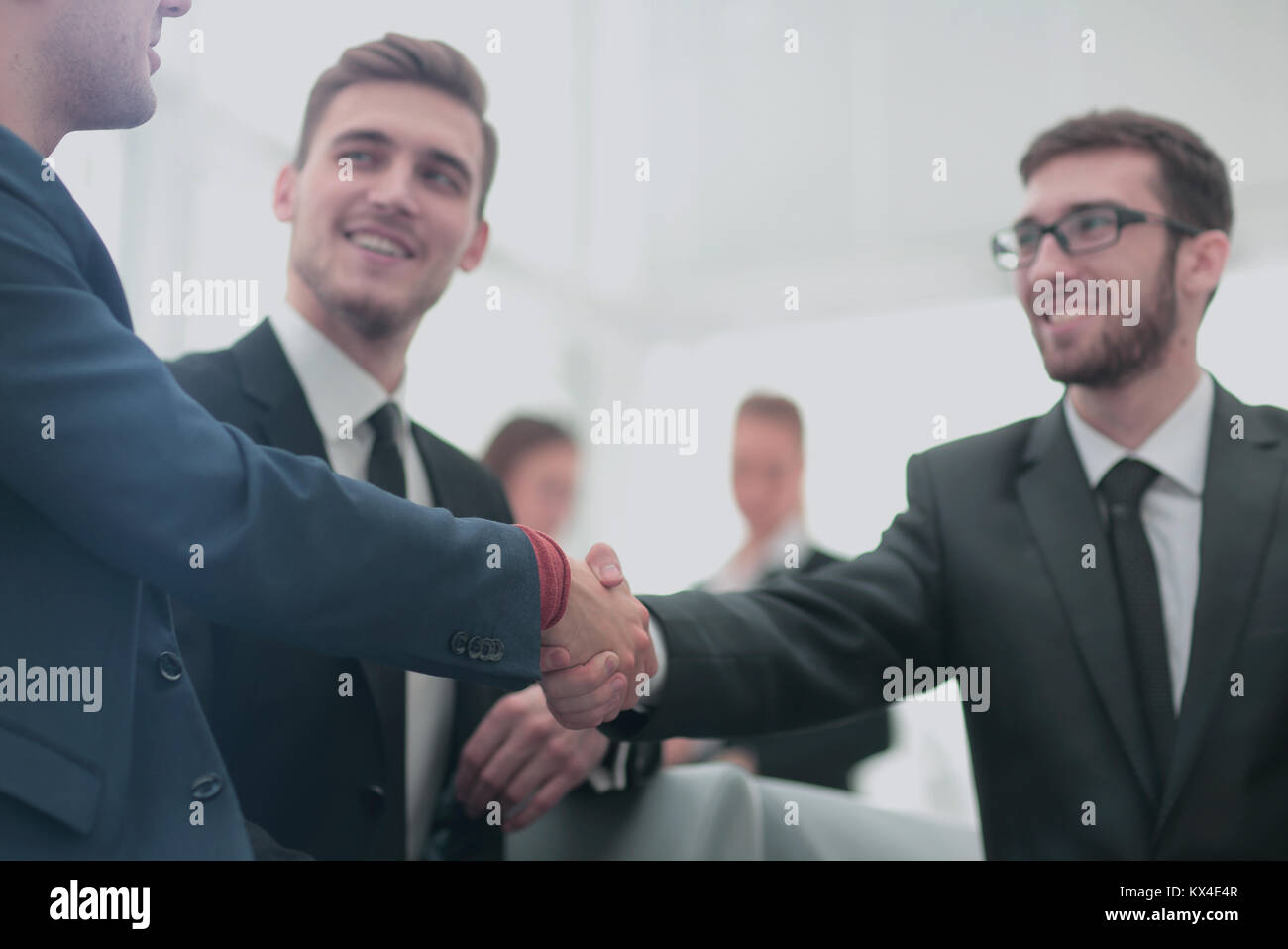 Concept of reliability of partnership and cooperation. business Stock ...