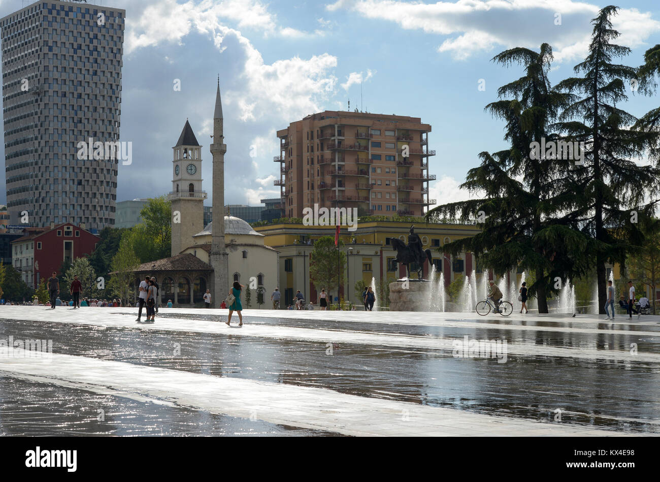 Skanderbeg platz hi-res stock photography and images - Alamy