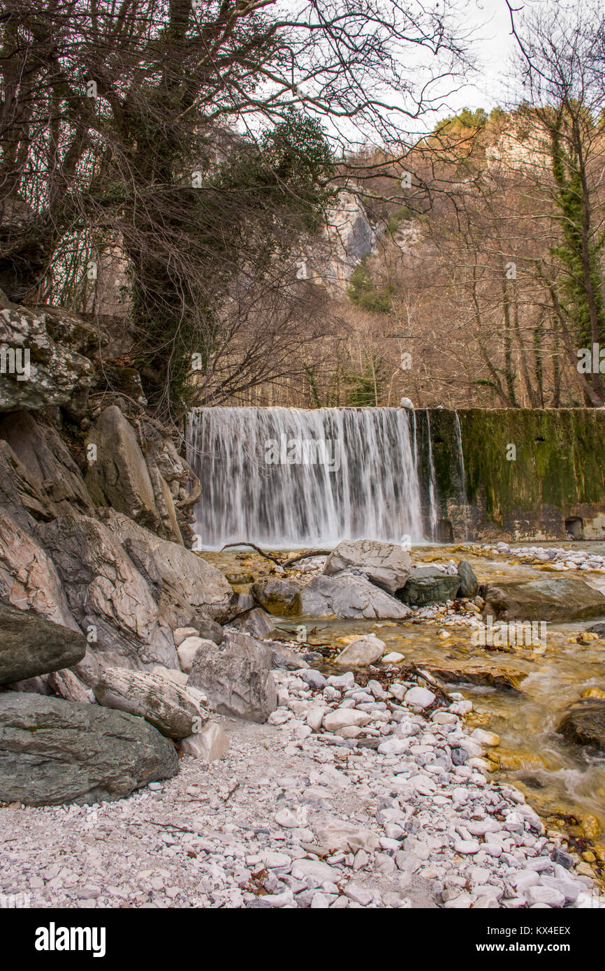 Waterfall in Aridaia Greece Stock Photo - Alamy