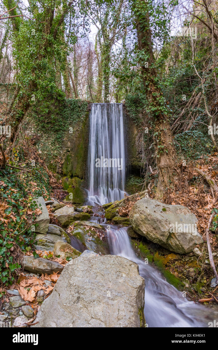 Waterfall in Aridaia Greece Stock Photo - Alamy
