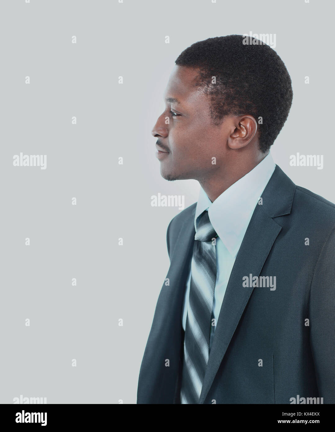 Young African American Male Model on Isolated Background Stock Photo ...