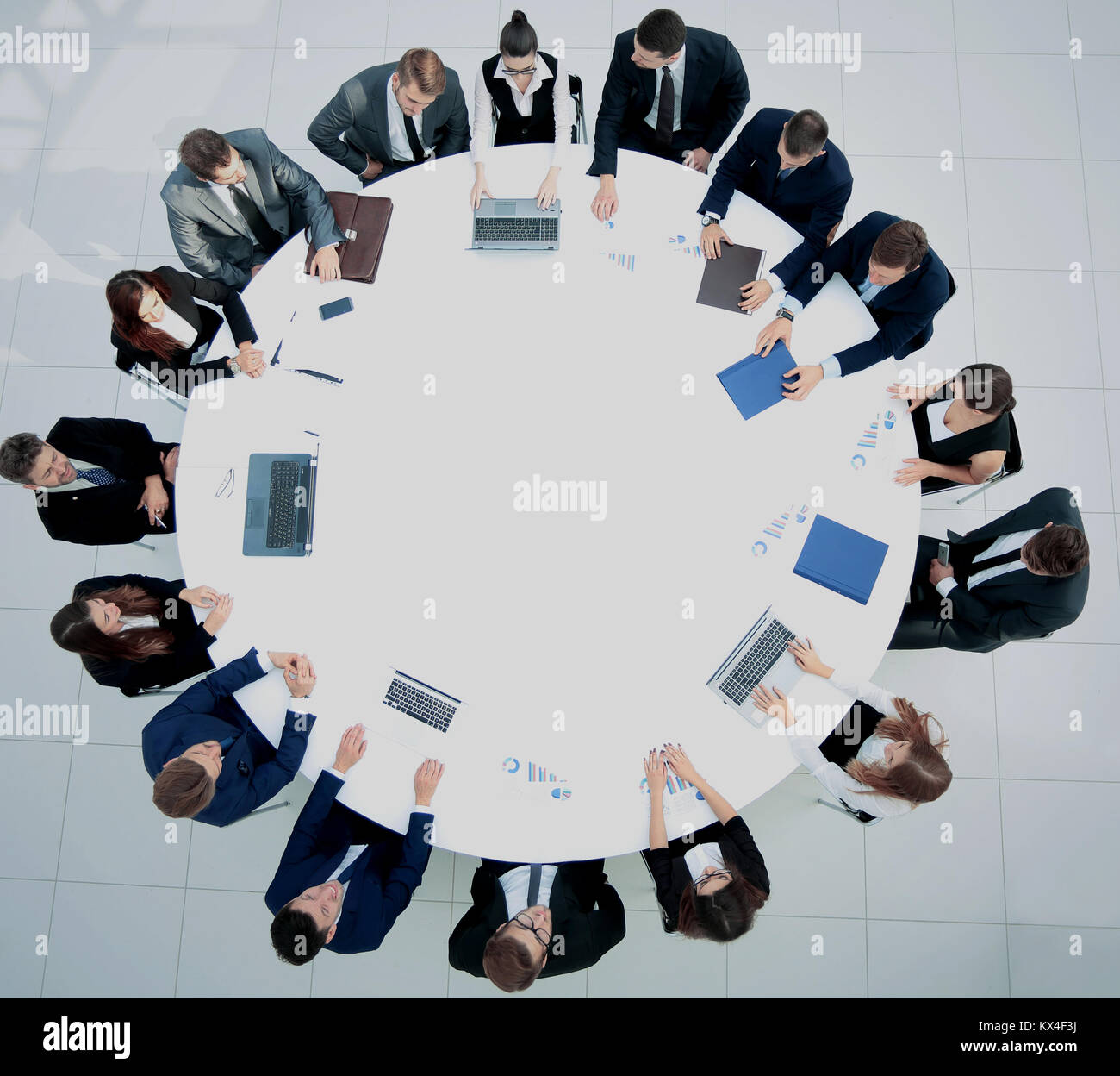 Business conference. Business meeting. Business people in formal Stock ...