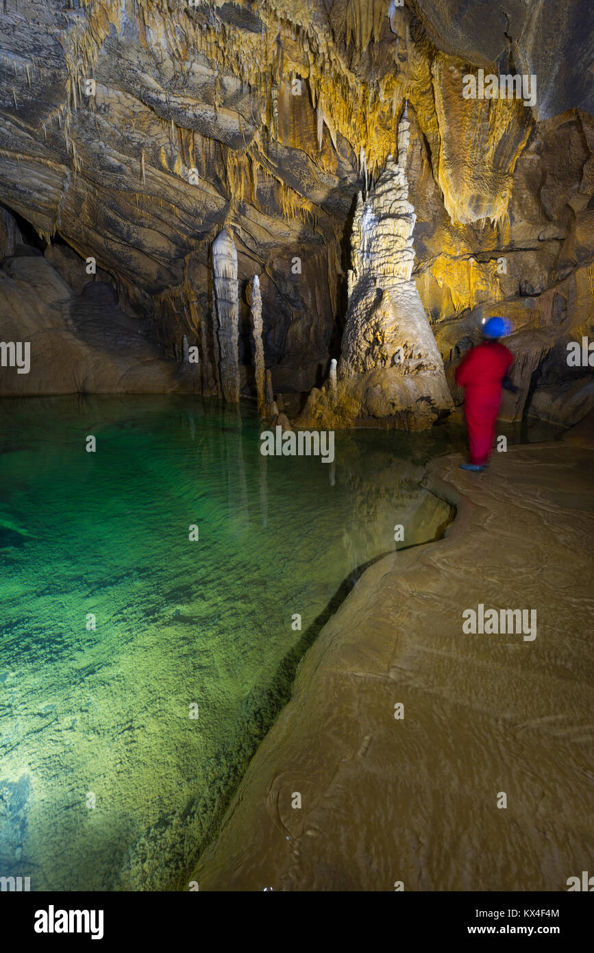 Cross Cave (Slovene: Križna jama), also named Cold Cave under Cross ...