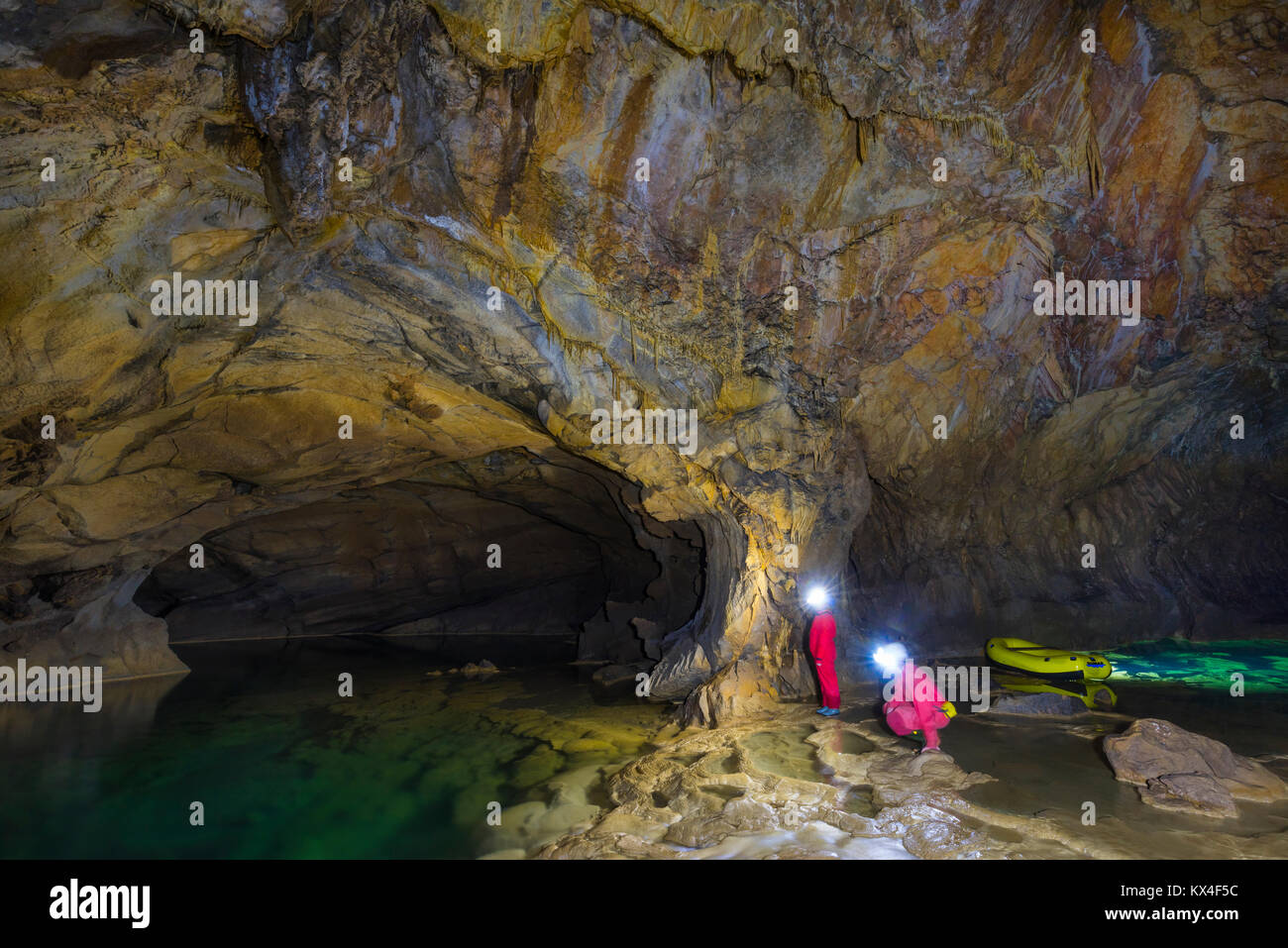 Cross Cave (Slovene: Križna jama), also named Cold Cave under Cross ...