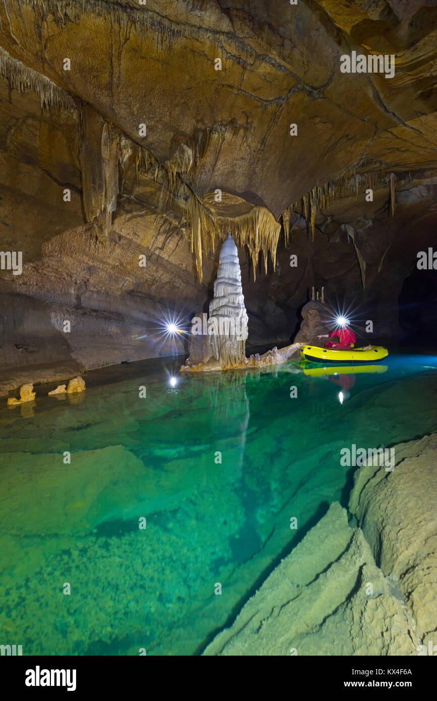 Cross Cave (Slovene: Križna jama), also named Cold Cave under Cross ...