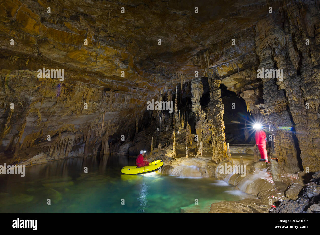 Cross Cave (Slovene: Križna jama), also named Cold Cave under Cross ...