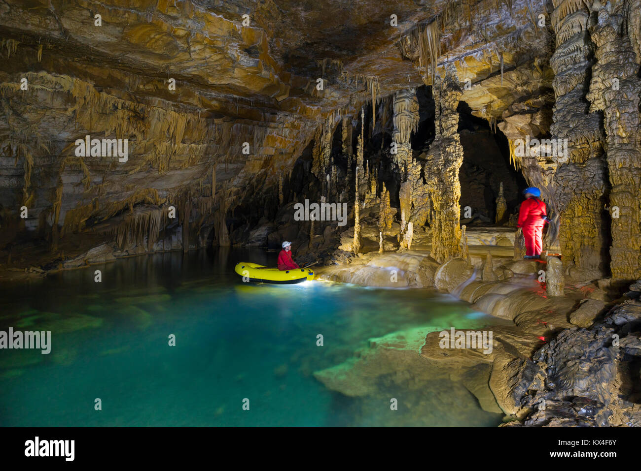 Cross Cave (Slovene: Križna jama), also named Cold Cave under Cross ...