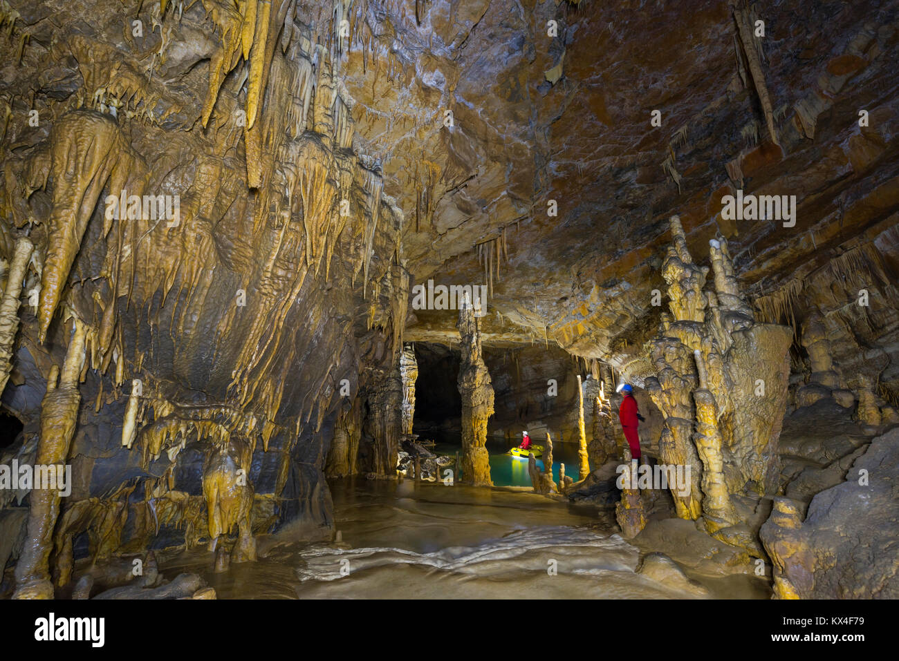 Cross Cave (Slovene: Križna jama), also named Cold Cave under Cross ...