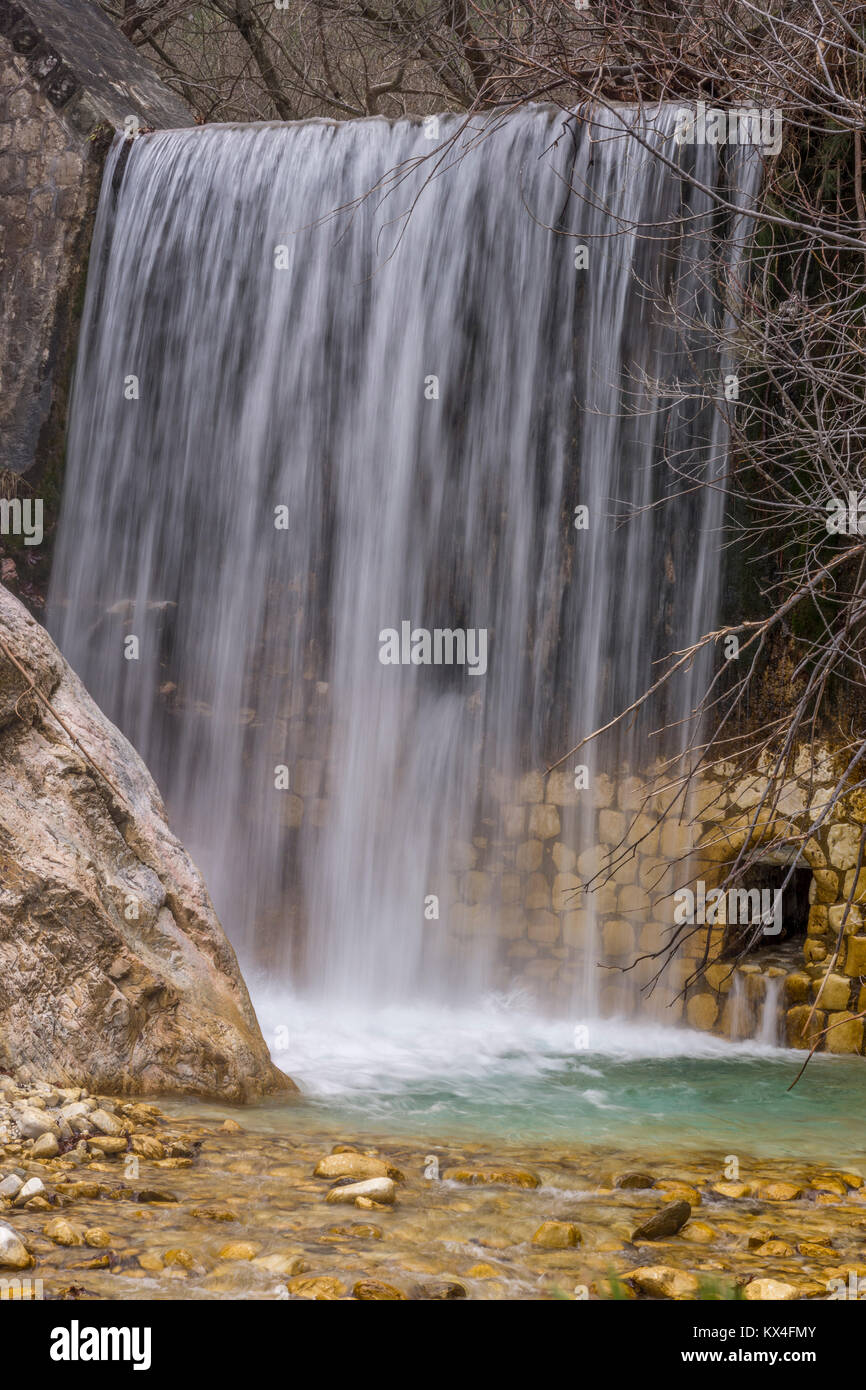 Waterfall in Aridaia Greece Stock Photo - Alamy