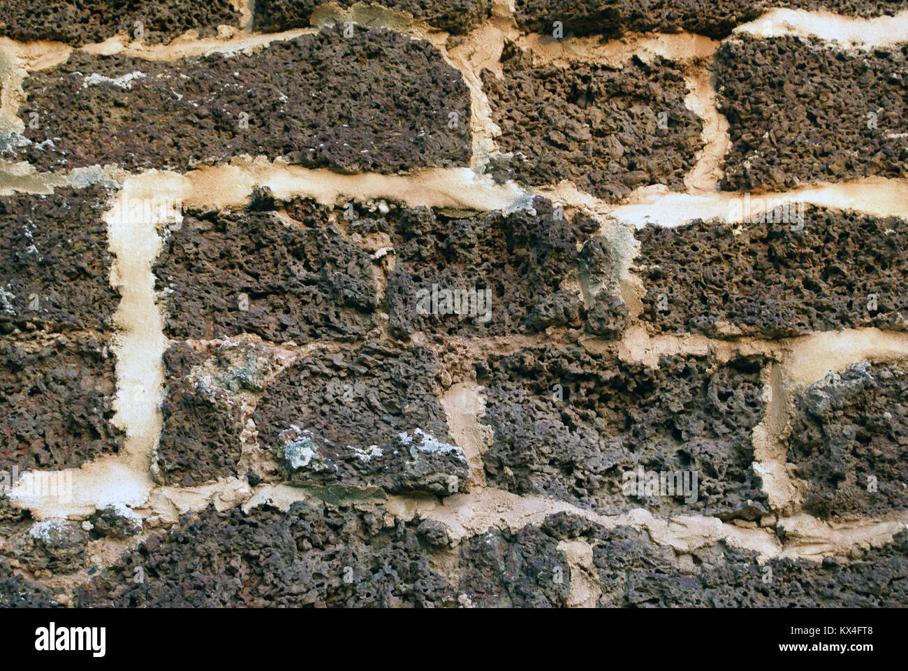 Old bricks in the wall of church of Saint Paul, Melaka Stock Photo - Alamy