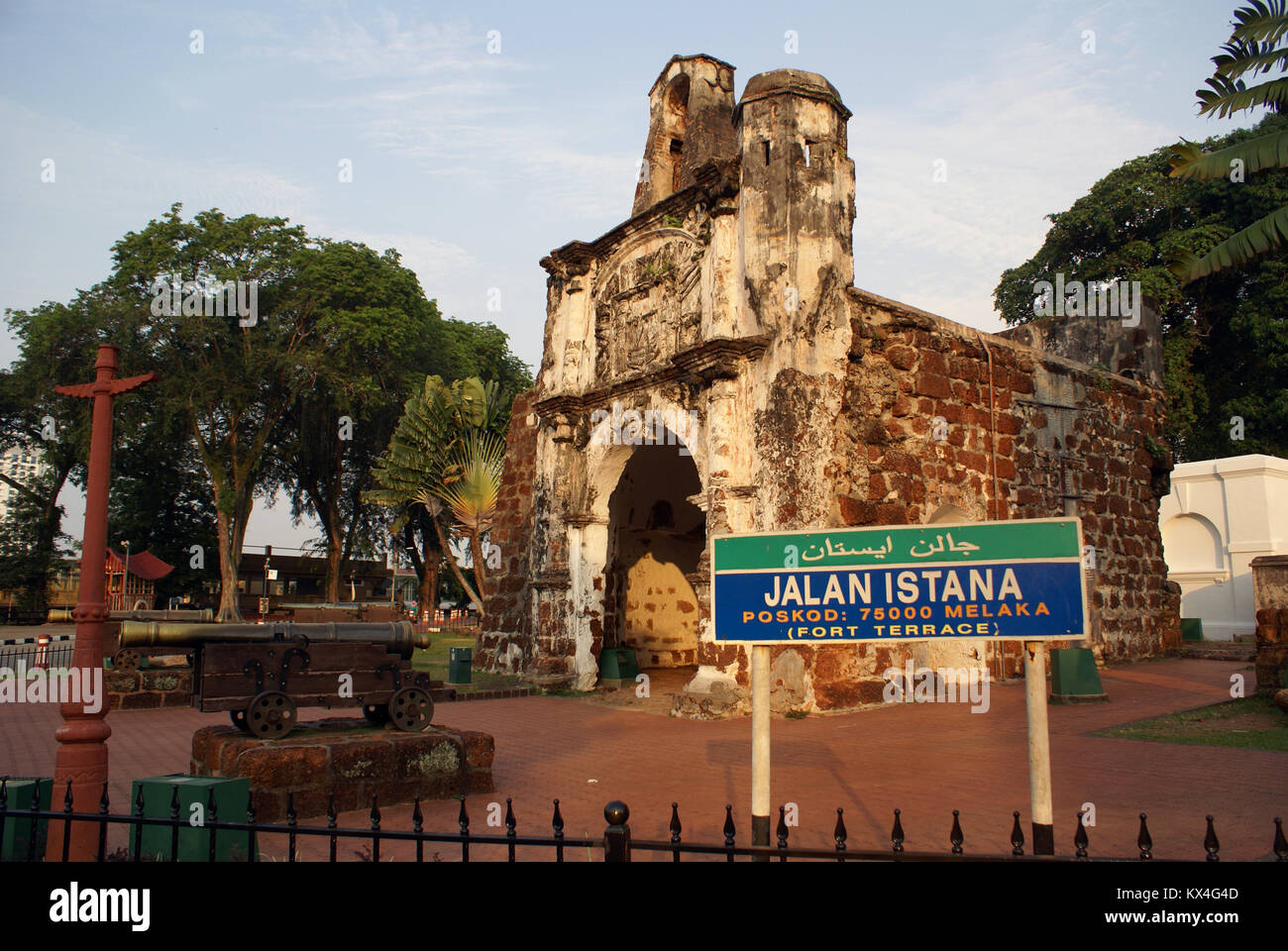 Old fort in Melaka, Malaysia Stock Photo - Alamy