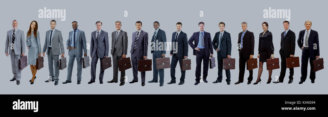 Young attractive business people - the elite business team Stock Photo ...