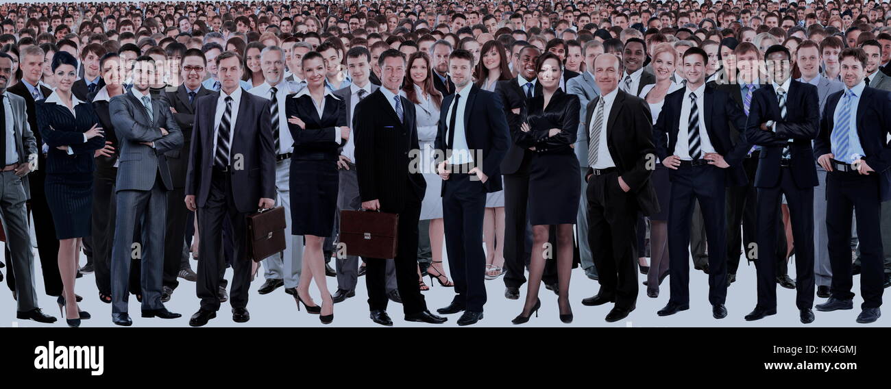 Young attractive business people - the elite business team Stock Photo ...