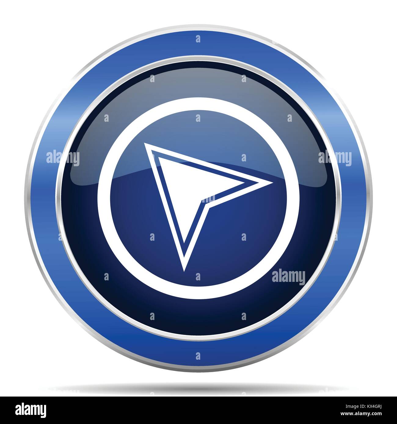 Silver compass Stock Vector Images - Alamy
