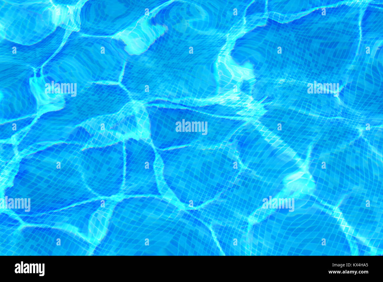 Water in pool with glare from sun Stock Photo - Alamy