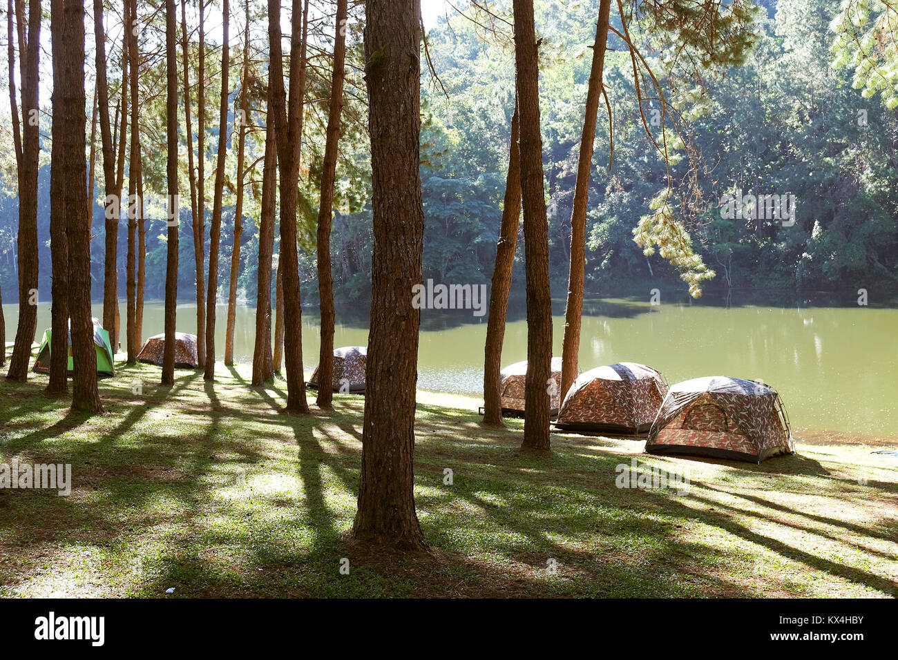 Pang Tong Under Royal Forest Park ( Pang ung ) at Mae Hong Son Province ...
