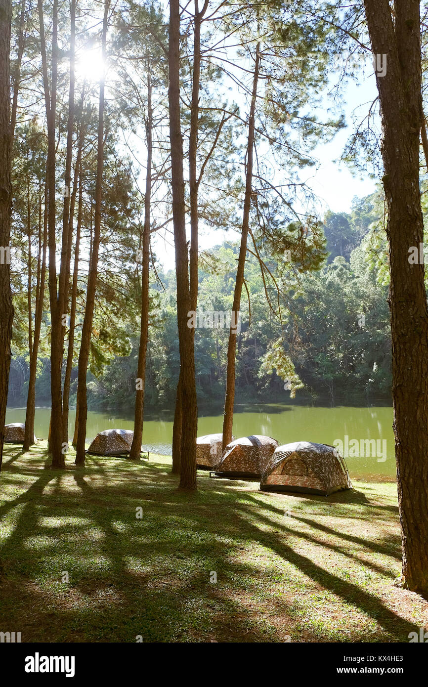 Pang Tong Under Royal Forest Park ( Pang ung ) at Mae Hong Son Province ...