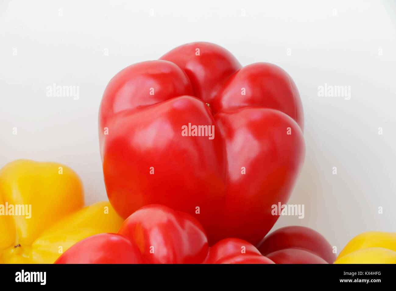 The image of the red raw pepper Stock Photo - Alamy