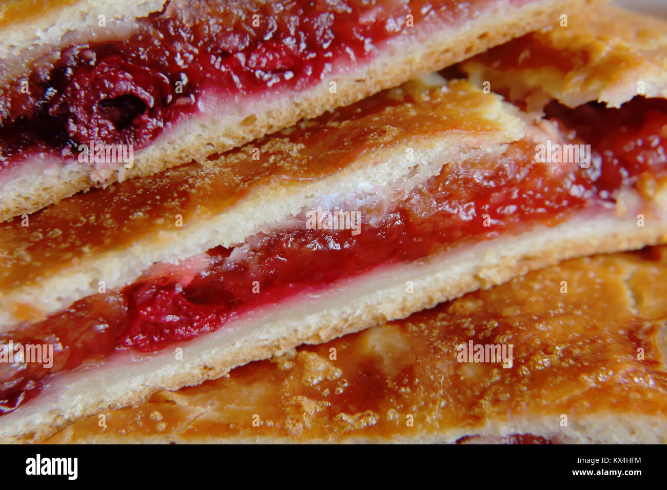 Image of Russian Traditional handmade ruddy pie Stock Photo - Alamy