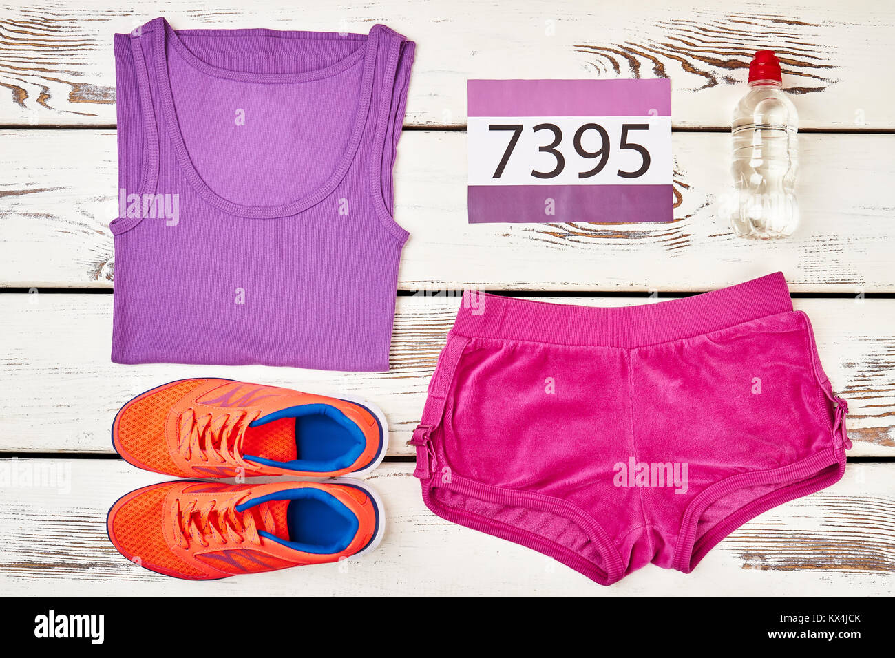 Athlete's uniform for running race Stock Photo - Alamy