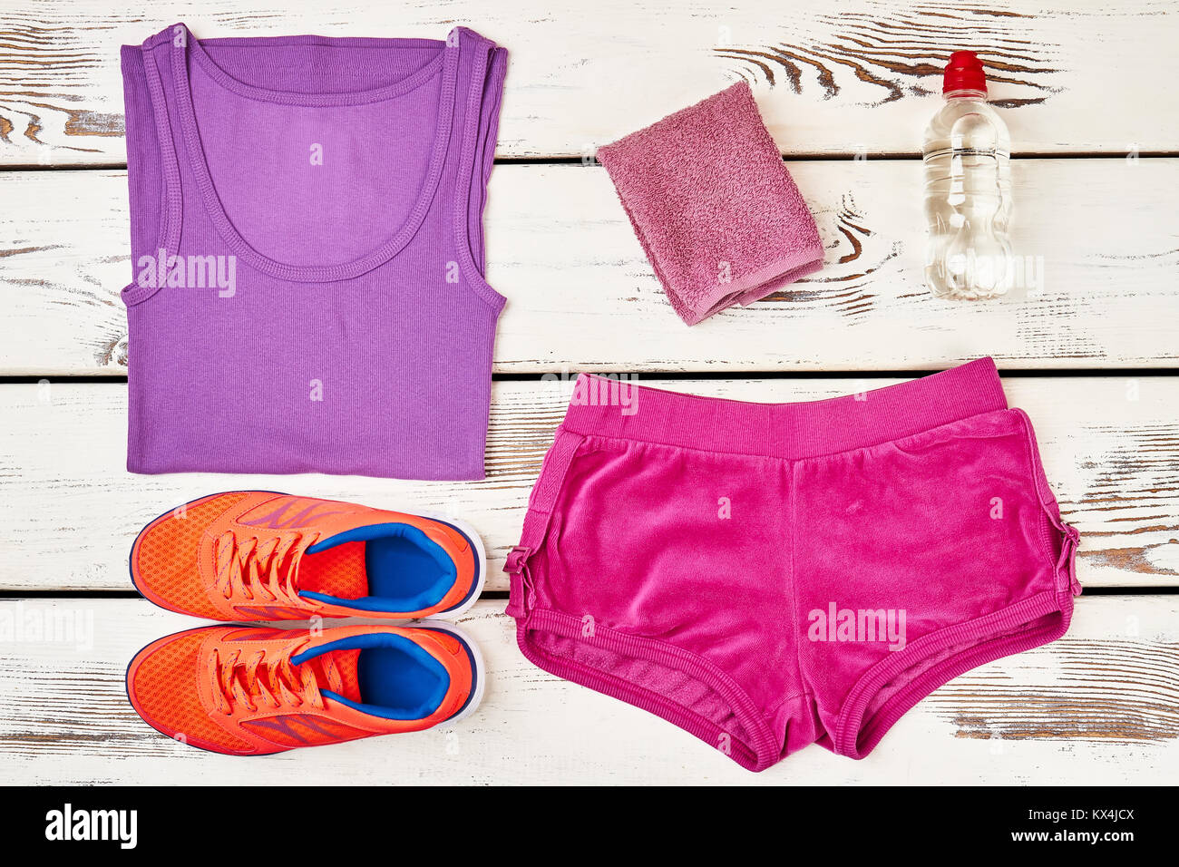 Set of clothes for training Stock Photo - Alamy