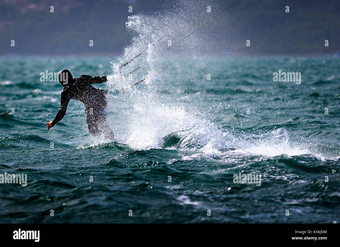Surfer in water spray hi-res stock photography and images - Alamy