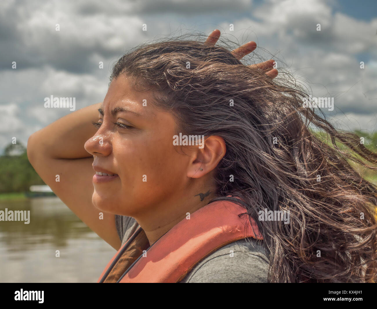 Amazonia, Brazil - December 03, 2017: Portrait of a mature women Stock ...