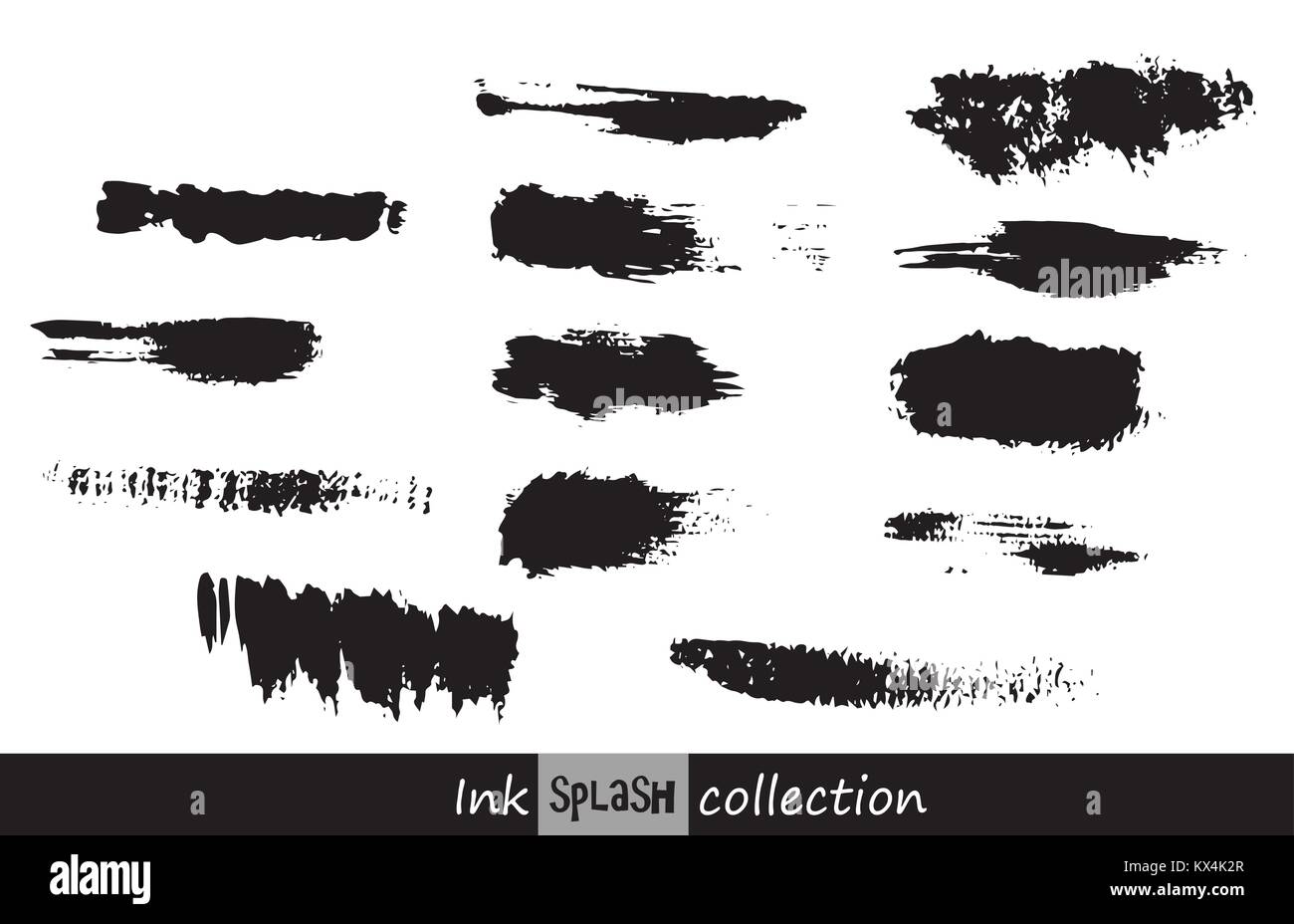 Set of ink spots. Vector Stock Vector Image & Art - Alamy